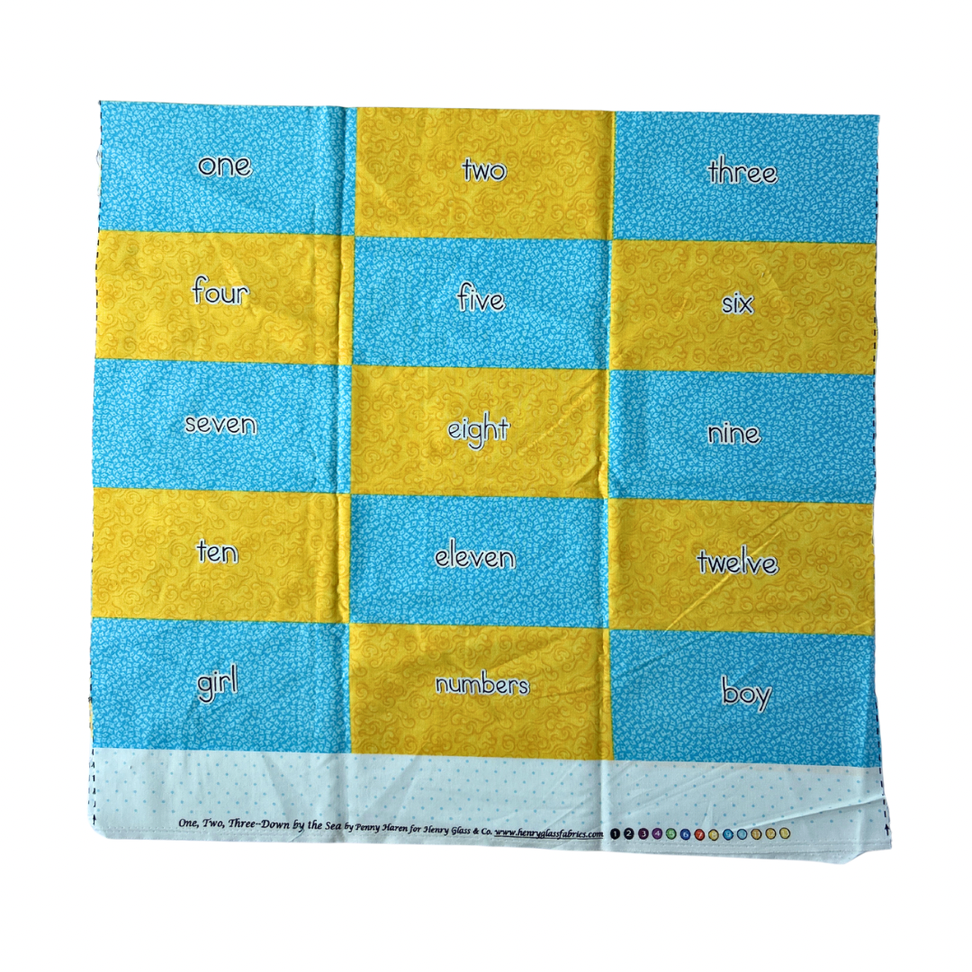 Previously Loved Fabric: Numbers Panel by Penny Haren for Henry Glass ...